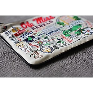 Catstudio University of Mississippi (Ole Miss) Collegiate Zipper Pouch Purse | Holds Your Phone, Coins, Pencils, Makeup, Dog Treats, & Tech Tools