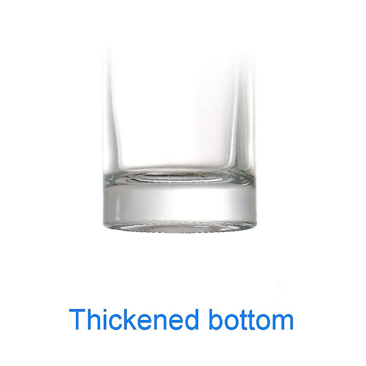 Maypink Clear Glass Bottle 6 Pack 12 oz (375 ml) with Cap Hot Sauce Oil Jam for Beverages Oils Kombucha Kefir Vinegar Beer Airtight Caps and Leak Proof Lids Shrink Film