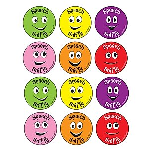 Super Duper Publications | 120 Speech Sniffys Scented Stickers | Educational Resource for Children