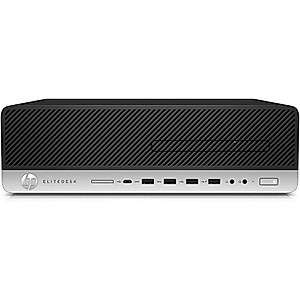 HP EliteDesk 800 G4 SFF Desktop PC, Intel Core i7-8700 3.20GHz, 16GB DDR4, 512GB SSD, WiFi, BT, Window 10 Professional (Renewed), Black
