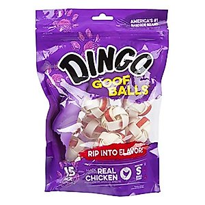 Dingo Goofballs Chicken & Rawhide Chews