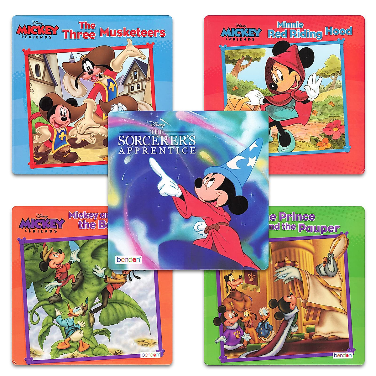 Classic Disney Storybook Collection for Toddlers Kids - Bundle with 10 Disney Books Featuring Mickey Mouse, Minnie Mouse, Winnie The Pooh, and More | Disney Bedtime Book Set