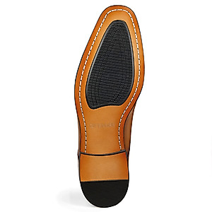 GIFENNSE Mens Leather Oxford Dress Shoes Formal Lace Up Modern