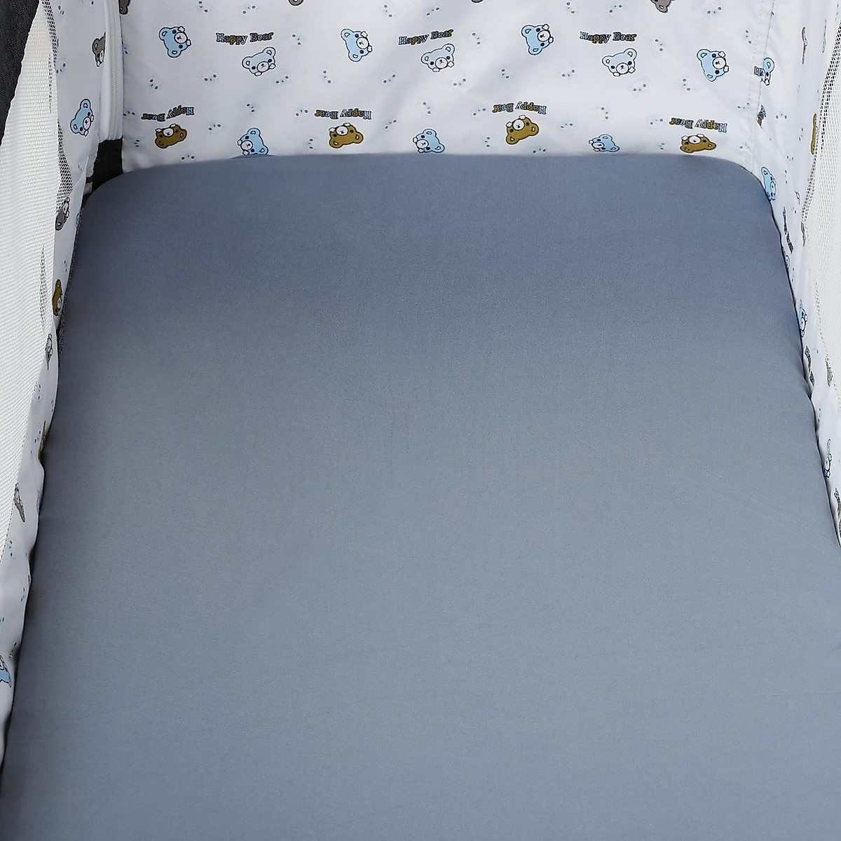 Tontukatu Bassinet Sheet Set 2 Pack Snug Fitted Cradle Fitted Sheets, Stretchy Ultra Soft, for Oval Rectangle Hourglass Bassinet Mattress, Unisex Boy Girl, Floral Rabbit & Grey