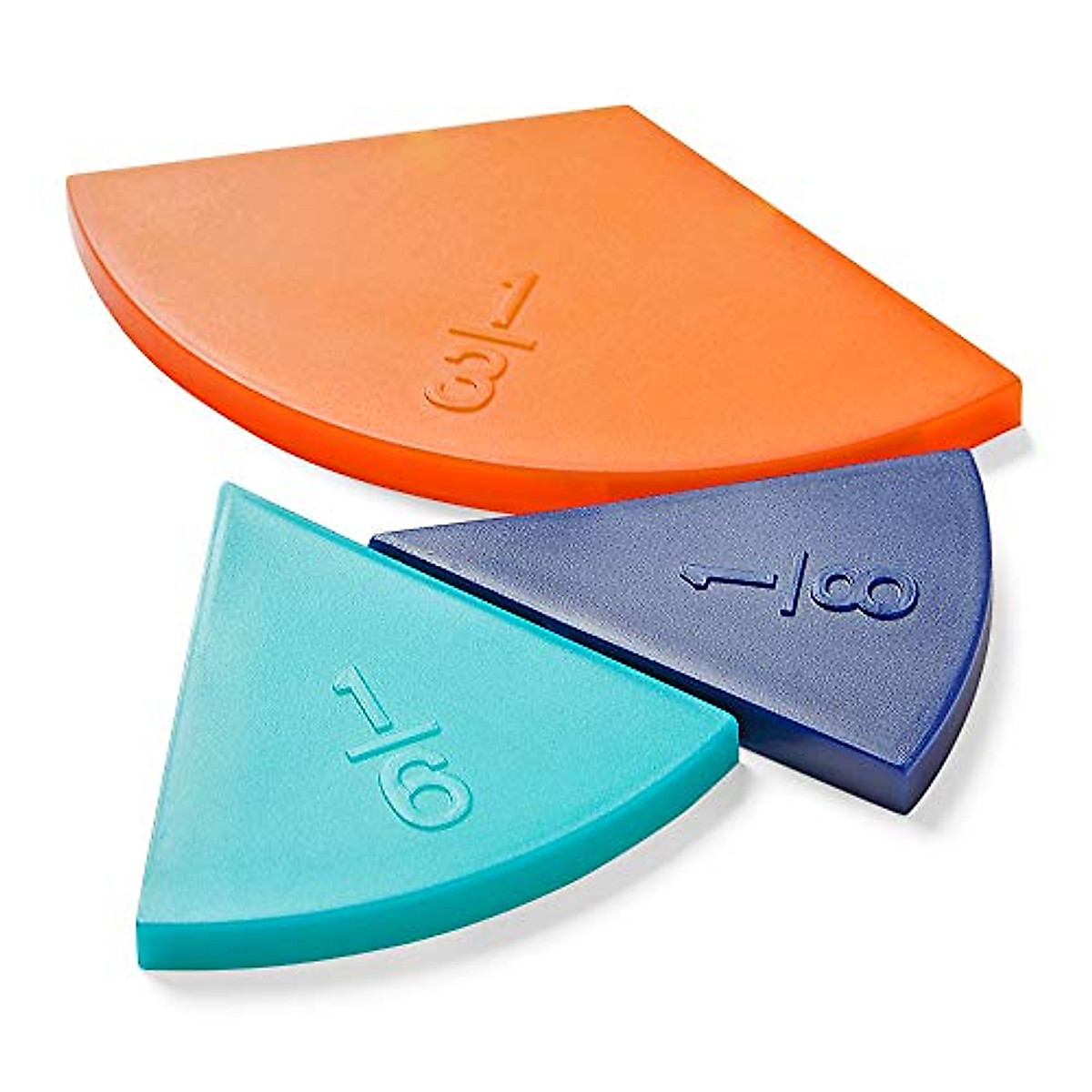 hand2mind Plastic Connecting Fraction Circles, Fraction Manipulatives, Unit Fraction, Rainbow Circle Math Manipulatives, Fraction Games, Montessori Math, Homeschool Supplies (Set of 5)