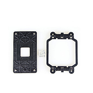 uxcell a13121900ux0265 a13121900ux0265 AMD Plastic CPU Fan Stand Bracket Base Black with Four Screws for AM2 AM3 Socket, Plastic