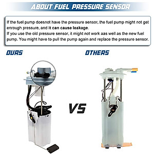 Electric Fuel Pump for 2006 2005 2004 Chevy Silverado 1500 Crew Cab 4.8L 5.3L GMC Sierra 1500 Replace E3684M