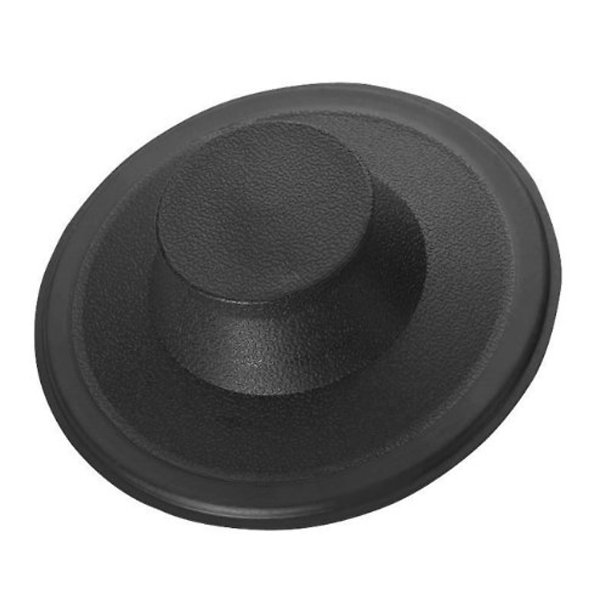 Kitchen Sink Stopper (#STP-PL) - Black Plastic Sink Plug Drain Stopper - Replacement Garbage Disposal Stopper | Kitchen Sink Drain for Kohler, Insinkerator, & Waste King