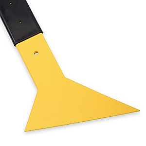 Ehdis 12.6x5 Inch Long Handle Scraper Plastic Water Car Squeegee with Black Rubber Grip Handle for All Types of Window Tint Film, Decals, Wrapping,Cleaning