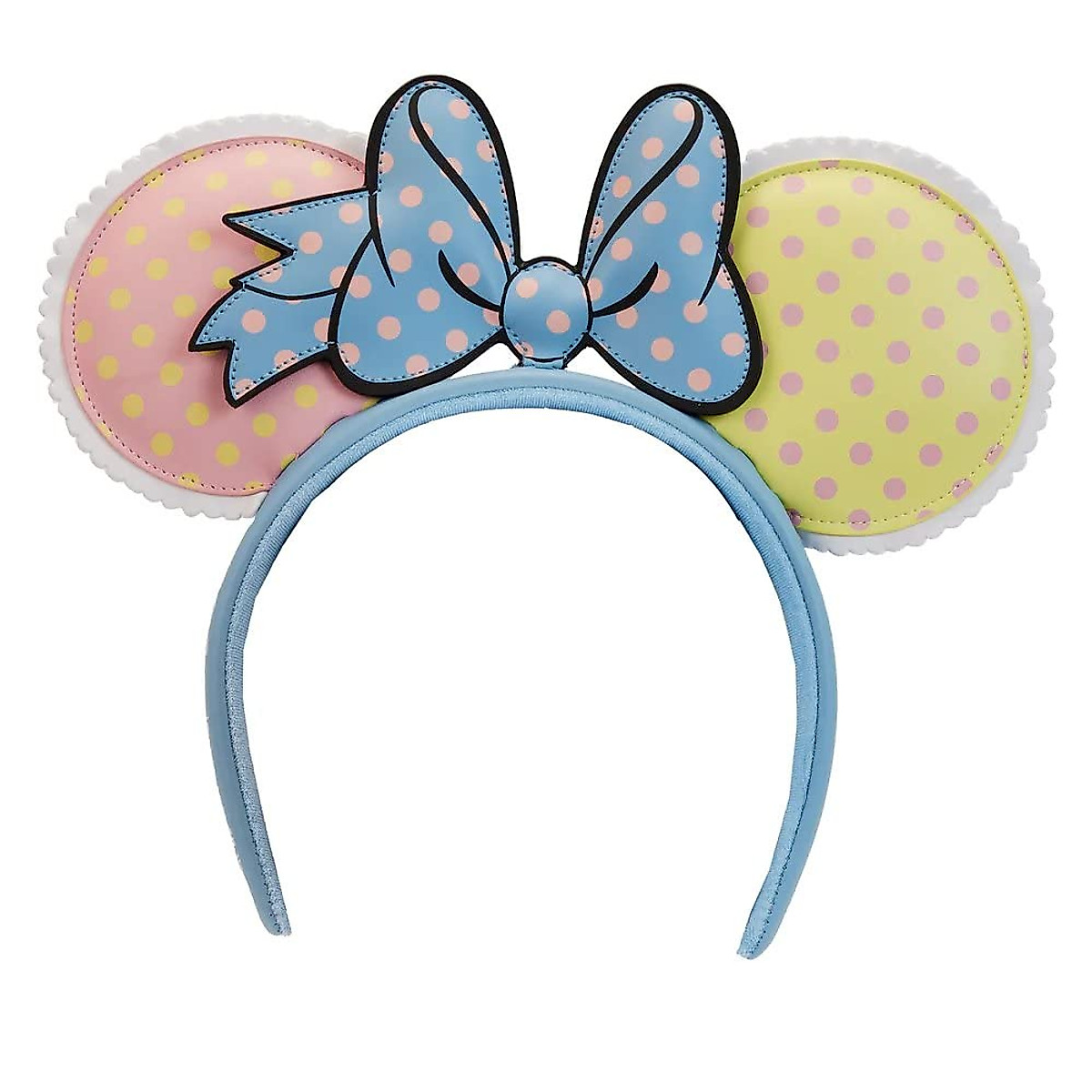 Loungefly Disney Minnie Pastel Color Block Dots Headband