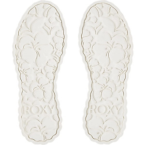 Roxy Women's Sheilahh Slip On Platform Sneaker Shoe, White , 9 medium US