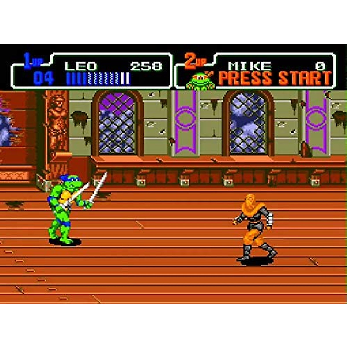 Teenage Mutant Ninja Turtles: The Hyperstone Heist – (Sega Genesis / MegaDrive) – Reproduction Video Game Cartridge with Box and Manual