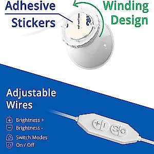 Bituman Makeup Vanity Table with Lighted Mirror, Modern Dressing Table with a Large Drawer White Vanity Set with Cushioned Stool Vanity Desk with Storage Cabinet for Women, Girls, Bedroom, White