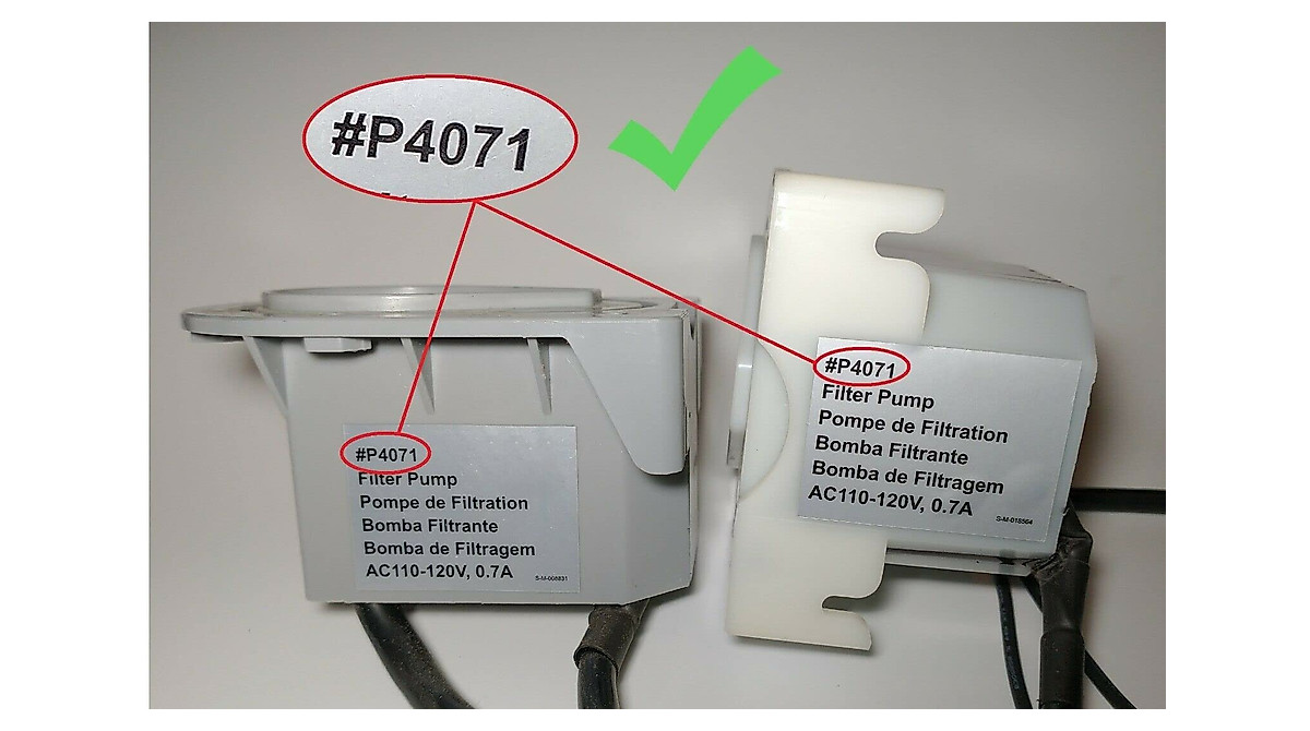 P4071 58113 Hot Tub Water Pump Repair Kit - Aosnom