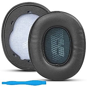 Replacement Ear Cushions for JBL Live 650/660BTNC E65BTNC Headphone, Earpads with Softer Protein Leather Noise Cancelling Memory Foam