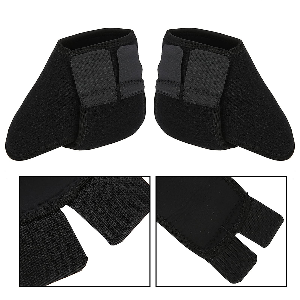 Agatige 2Pcs Ankle Brace, Elastic Ankle Support Brace Foot Guard, Ankle Protector Stabilizer for Basketball, Volleyball, Running, Injury Recovery, Sprain, Achilles, Tendon