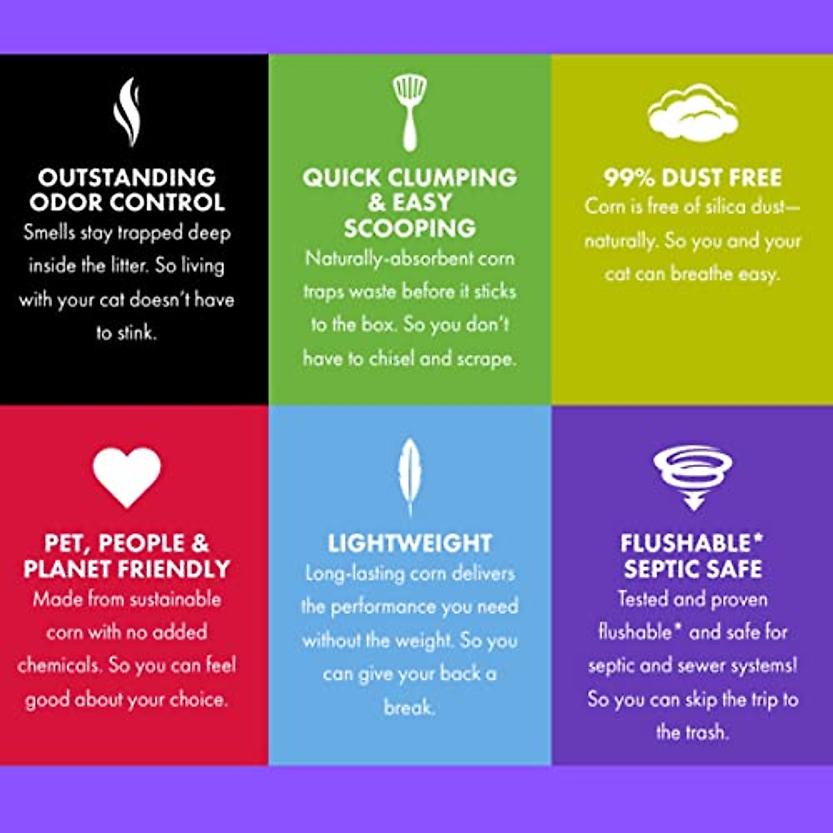 WORLD'S BEST CAT LITTER Multiple Cat Lavender Scented 15 Pounds