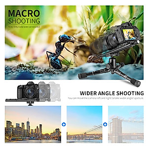 Neewer 200mm Professional Rail Nodal Slide Metal Quick Release Clamp for Camera