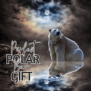 Onebttl Polar Bear Gifts for Women, Polar Bear Coffee Mug for Polar Bear Lovers, Girls, Pola Bears Are My Spirit Animals, Stainless Steel Tumbler 20oz