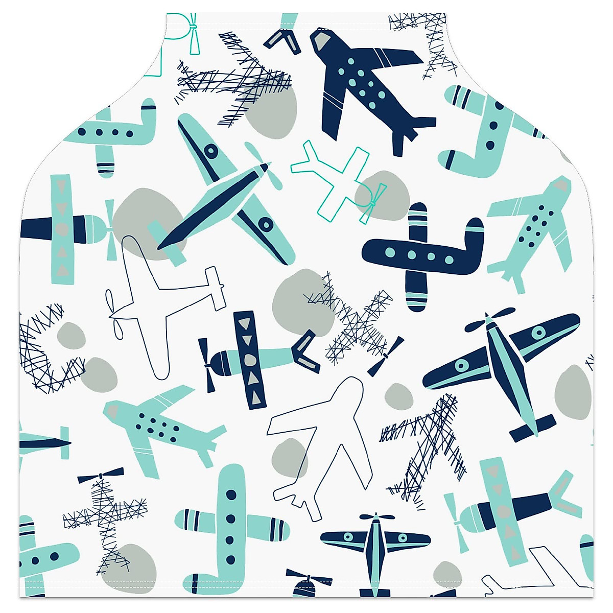 Baby Car Seat Stroller Covers Classic Glen Plaid Nursing Cover Breastfeeding Scarf Soft Breathable Stretchy Coverage Carseat Canopy Cover for Boys and Girls Multi Use for Baby Shower