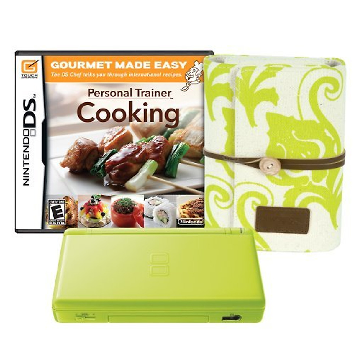 Nintendo DS Lite Green Spring Bundle w/Personal Trainer: Cooking