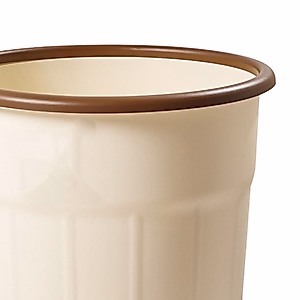 Denominate Cute Plastic Small Trash Can Open Top Garbage Container Bin for Rooms Kitchen