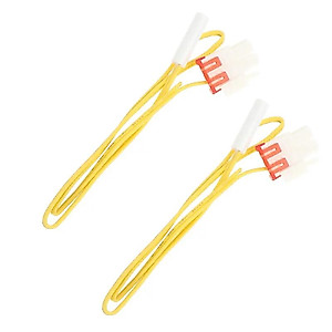 RecDec 2 Pack Refrigerator Defrost Temp Sensor Replacement Temperature Thermostat Probe for Samsung Fridge Units DA32-00006W RF217ACRS