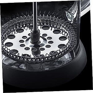 GRIRIW 1pc Heat Resistant Coffee Pot Manual Coffee Pot Tea Brewer Pot Coffee Espresso Machine Coffee Filtration Teapot Espresso Maker Manual Espresso Machine Press Tea Tumbler Black