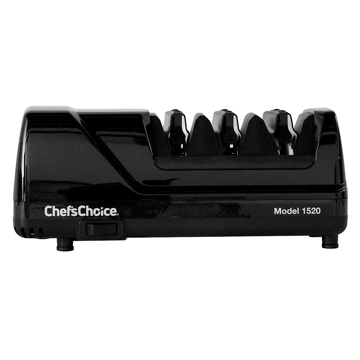 Chef’sChoice 1520 Electric Knife Sharpener for Straight Edge and Serrated Knives, 3-Stage, Black