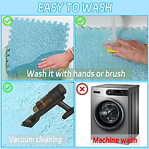 BNOSDM 12Pcs Guinea Pig Plush Pads, Reusable Rabbit Sleeping Floor Mats with Edging, Washable Guinea Pig Fleece Cage Liners, Soft Warm Bunny Bedding, Cage Pad for Small Animals (11.8", Blue)