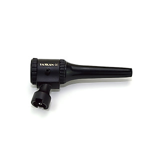 TAXXAN Veterinary Black Otoscope ENT Diagnostic Set with Metal Adapter to USE Standard Disposable Speculum …