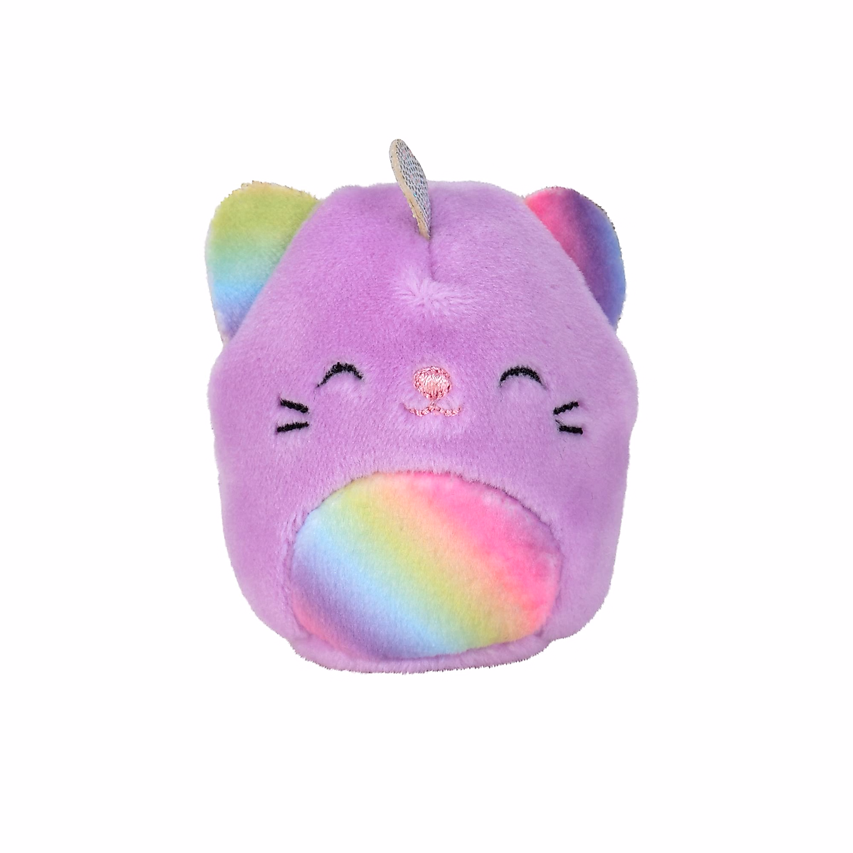 Squishville by Squishmallows SQM0078 Mystery Squad, Four 2, Irresistibly Soft Colourful Plush Caticorns, Mini Squishmallows