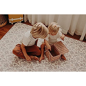 Frankie Lane Non-Toxic Baby Play Mat, 6.5ft x 4.5ft Reversible Waterproof Foam Tummy Time Mat, Baby Activity Mat. Playmat for Babies and Toddlers. SOFT Extra Large Non Slip Baby Floor Mat Foam Playmat