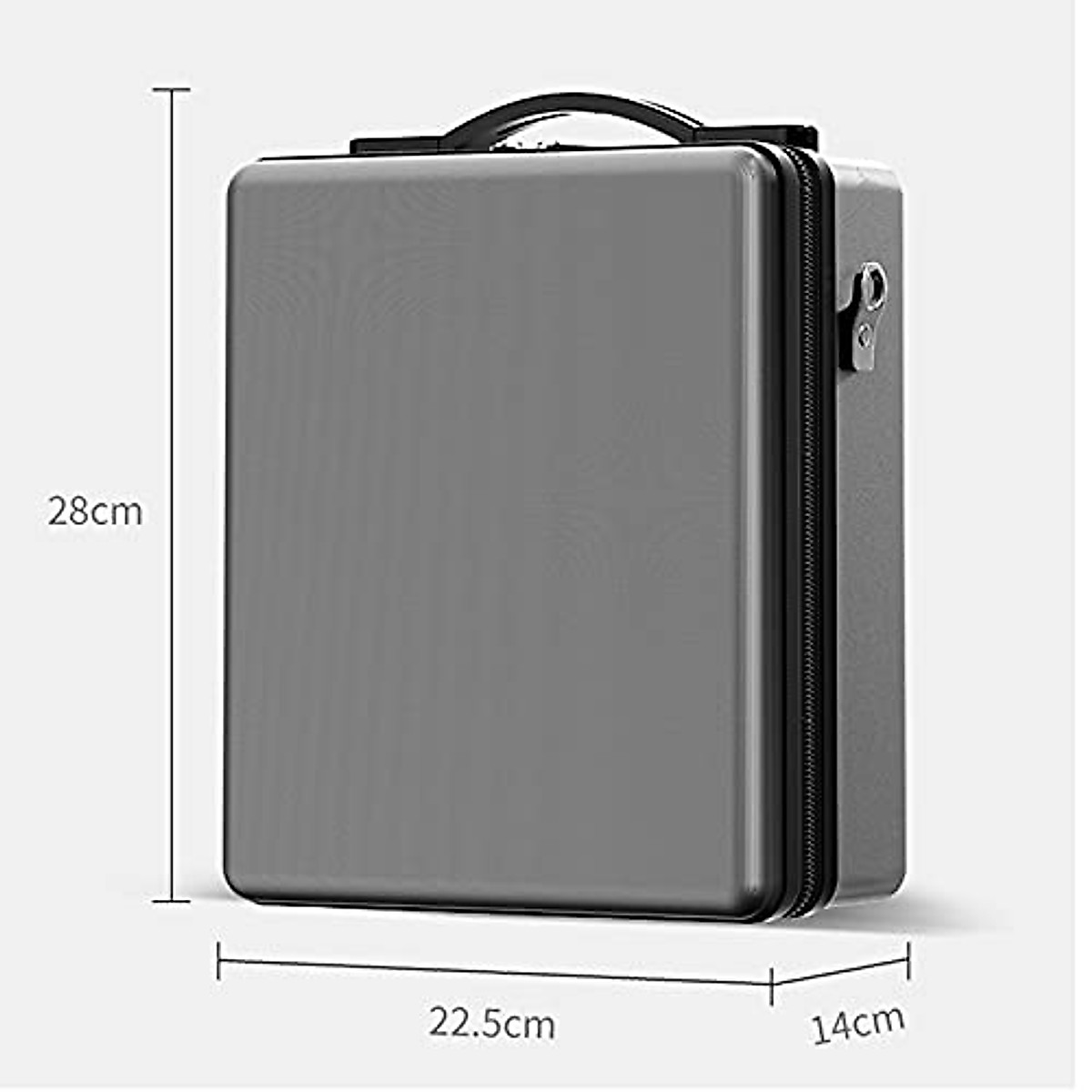 Azicok Carry Case for Nintendo Switch, Hard Shell with 24 Game Cartridges, Switch Consoles, Pro Controller & Accessories Protective Carrying Case for Travel, Black