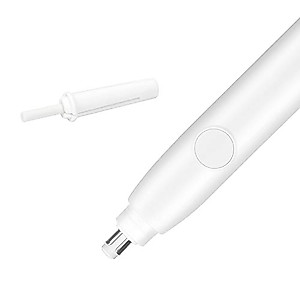 Amazon Basics Electric Eraser, With 90 Eraser Refills, Battery Operated Eraser, Ideal for Sketching, Drawing, Drafting, Architectural Plans, White