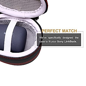 LTGEM Hard Case for Sony Linkbuds/LinkBuds S Truly Wireless Earbud Headphones - Travel Protective Carrying Storage Bag