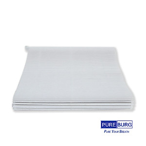 PUREBURG Blue Pure 411 True HEPA Replacement Filters Compatible with Blueair Blue Pure 411 Air Purifiers Part Number SF411PACF102174/100929,H13 Activated Carbon 2-IN-1 Air Clean,2-Pack