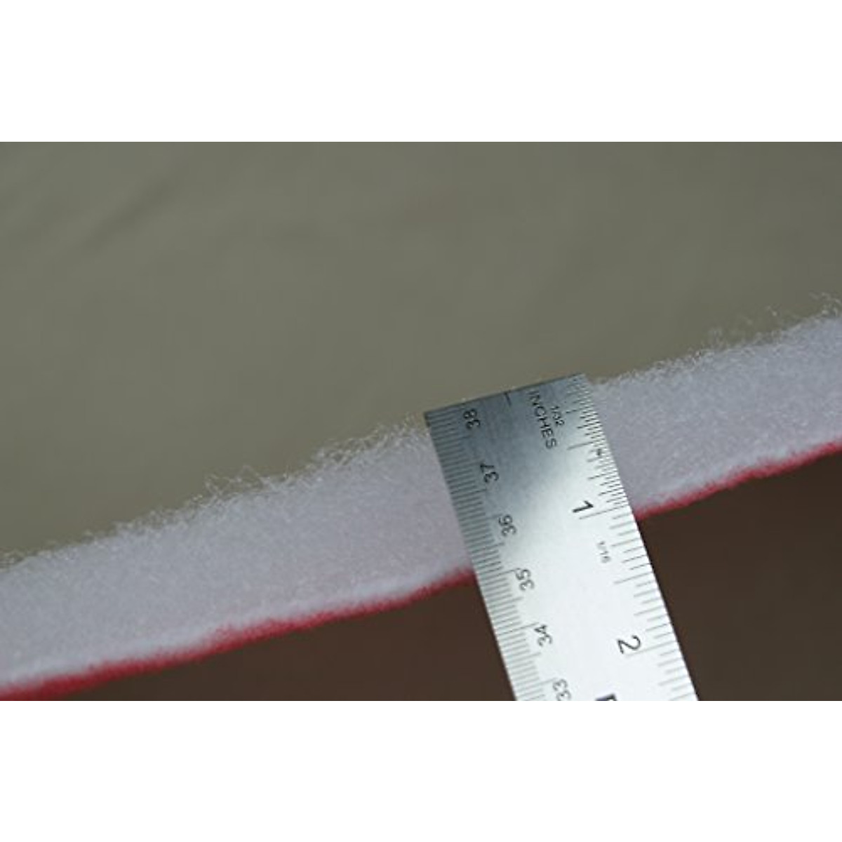 Aqua-Flo Pond & Aquarium Filter Media, 12" x 120" (10 Feet) Long x 1" Thick (Pink/White)