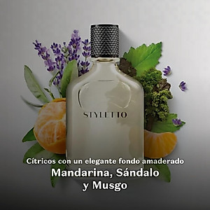 Styletto Eau de Toilette, Long-Lasting Fragrance Cologne for Men, Woody, 3.4 Ounce