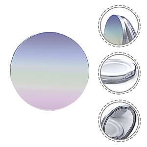 Beaupretty Empty Makeup Case 2Pcs Empty Plastic Loose Container Loose Compact Case Makeup Case with Puff, mirror and Net Sifter Cosmetics Box