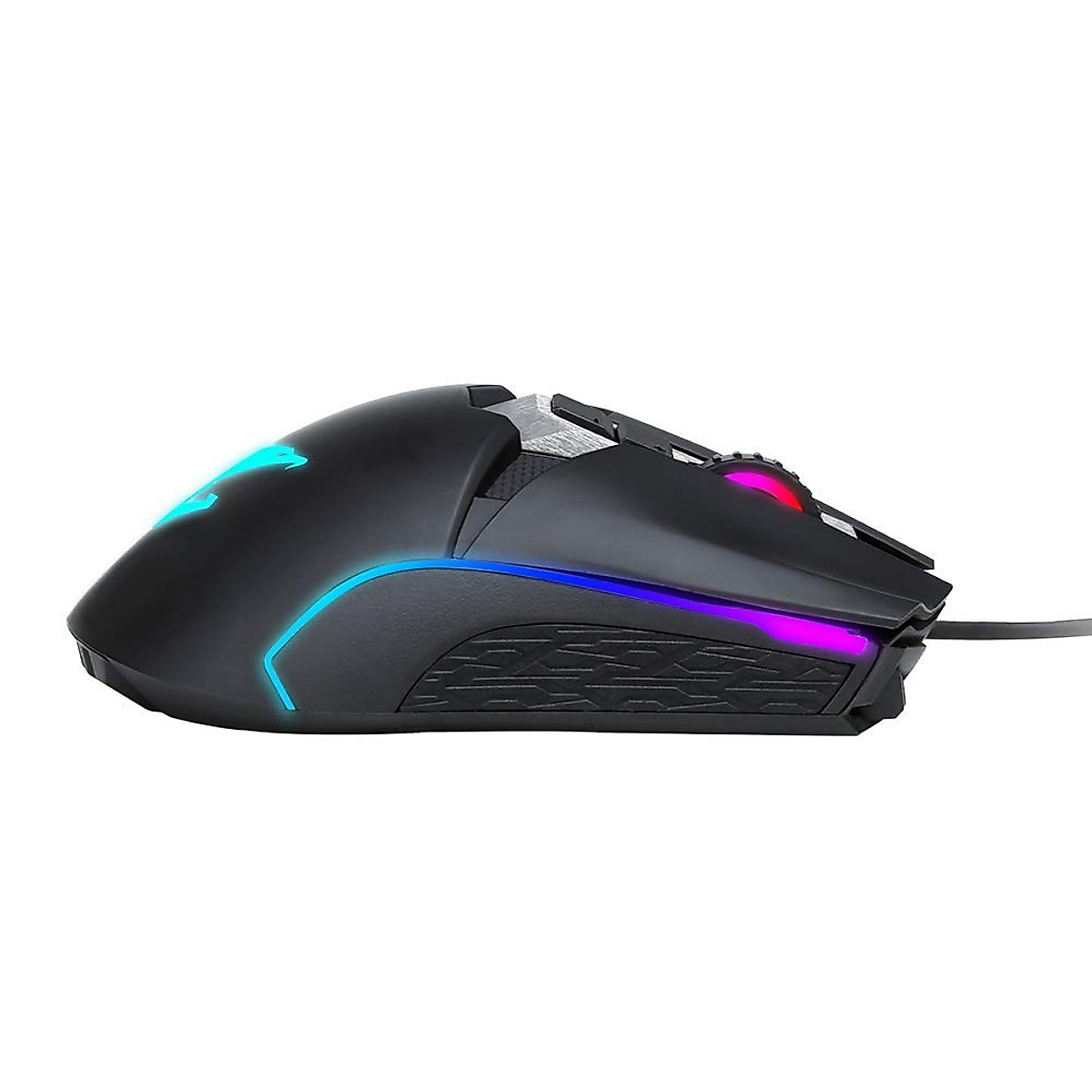 GIGABYTE AORUS RGB 16000 dpi Optical Sensor Fully Programmable and Saved Onboard 16.7M Customizable Lighting Gaming Mouse - GM-AORUS M5,Black