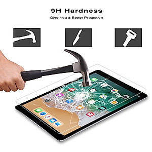 SMAPP [2 Pack] compatible with iPad 9.7" inch Screen Protector Glass, Tempered Glass Screen Protector-Apple Pencil Compatible/Scratch Resistant