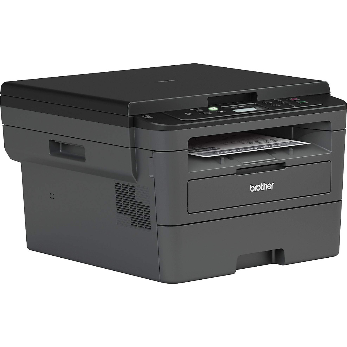 Brother HL-L2390DB Compact Monochrome Laser Wireless All-in-One Printer for Business Office - Flatbed Print Copy Scan - 32 ppm, Duplex Two-Sided Print, 250-Sheet, CBMOUN USB Printer Cable