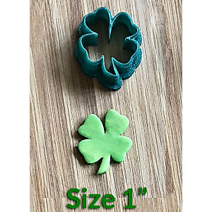 Four Leaf Clover set of 6 Shapes Clay Cutters St. Patrick's Day/Jewelry Tools/Earring Making/Polymer Clay Tools/USA/Necklace Making