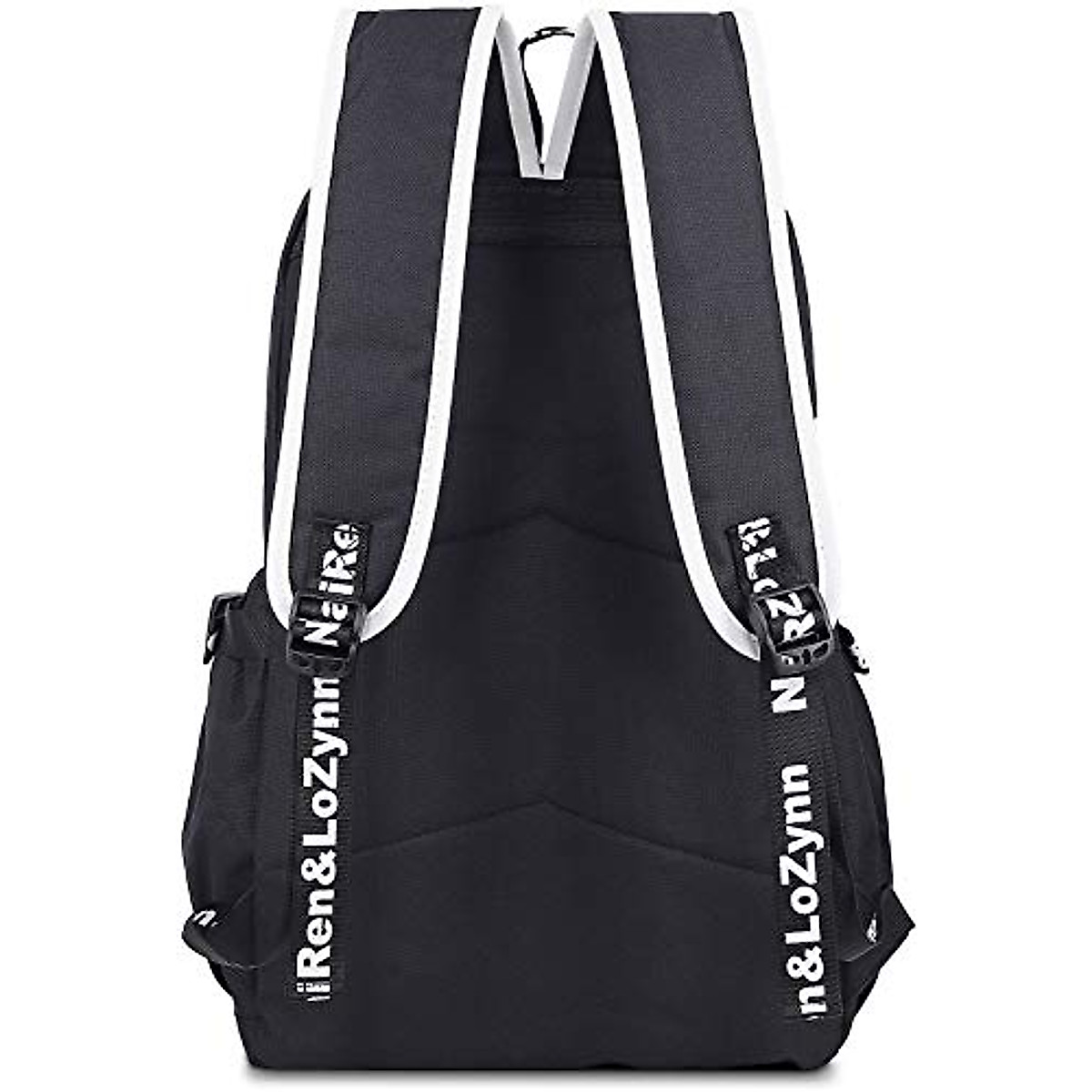 Roffatide Anime One Piece Luminous Backpack Oxford Black Large Capacity School Bag Laptop Back Pack