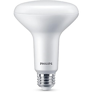 PHILIPS LED Flicker-Free Frosted Dimmable BR30 Light Bulb - EyeComfort Technology - 650 Lumen - Soft White (2200K) - 7.5W=65W - E26 Base - Title 20 Certified - Ultra Definition - Indoor - 4-Pack