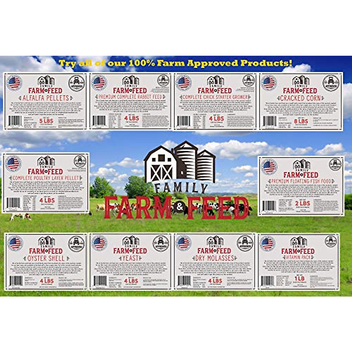 Family Farm and Feed | Brewers Yeast | Animal and Pet | Young and Adult | Granular | 4 Pounds