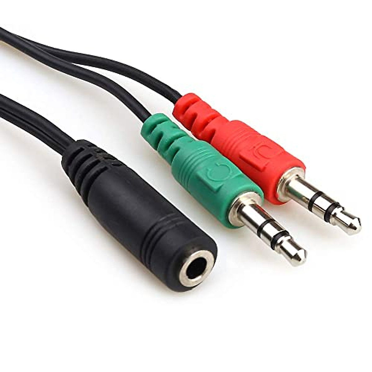 NANYI 3.5mm Combo Audio Adapter, Y Splitter Headphone Splitter ...