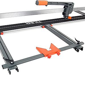 TILER Manual Porcelain Ceramic Tile Cutters 48 Inch,Soft Grip Ergonomic Handle,Tough Steel Base With High Durability Aluminum Lateral Support 8102G-2Z