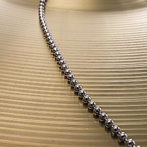 YOUEON 6 Pack Cymbal Sizzler Drum Cymbal Chain, 12 Inch Stainless Steel Cymbal Extension Chain for Rides, Crashes, Chinas, Drum Jazz Set, Drum Kits, Jazz Drums, No Rivets Required